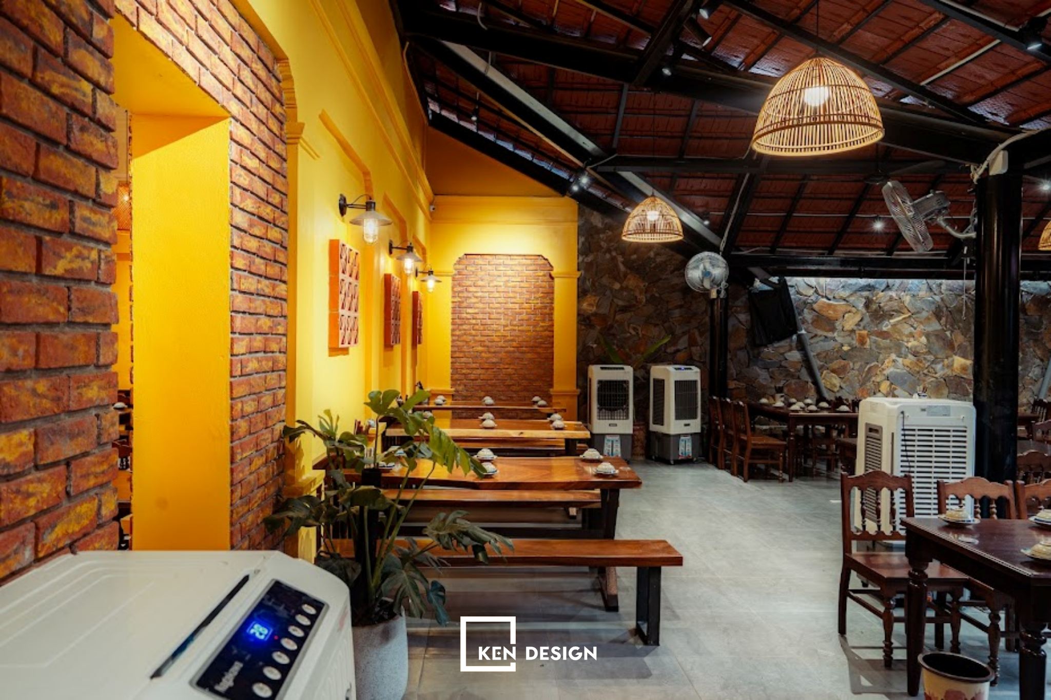 Dự án thi công nhà hàng lẩu cá kèo miền Tây tại Hà Nội | Kendesign